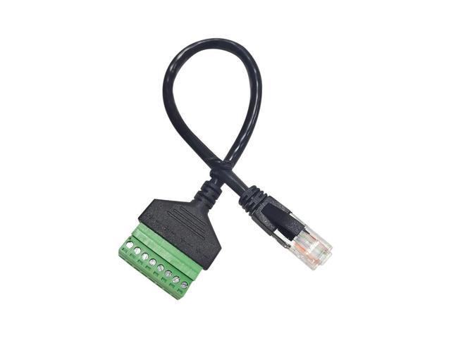 Click here for RJ45 Ethernet Male To 8 Pin AV Terminal Screw Adap... prices