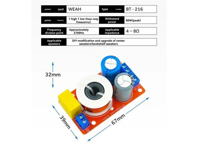 Click here for High Low 80W Audio Speaker Crossover Two-Way Filte... prices