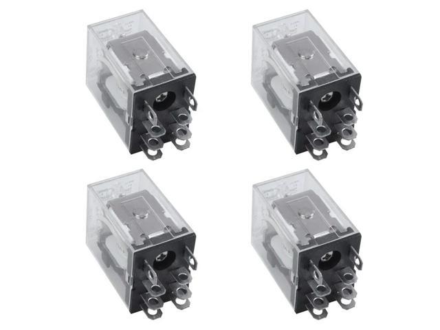 Click here for 4X DC 12V Coil 10A 240VAC 28VDC DPDT Electromagnet... prices