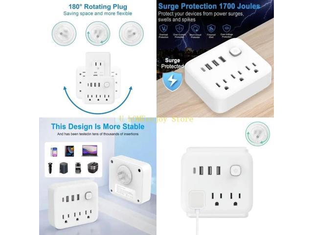 Click here for Convenient 3 In 1 US Plugs Outlet Extender with US... prices