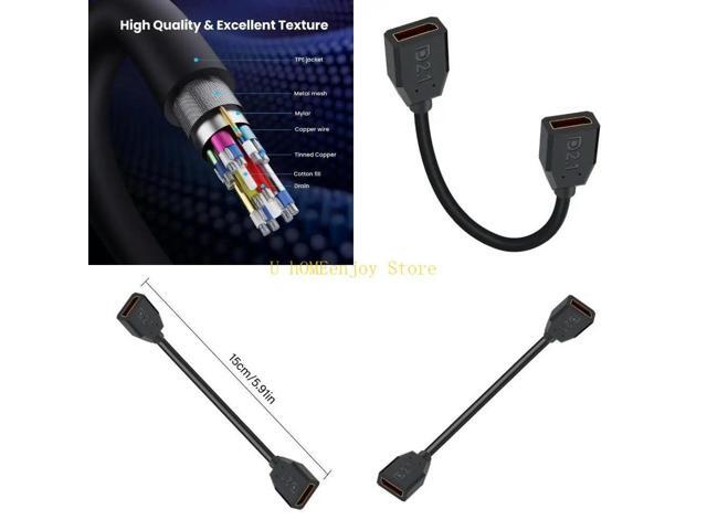 Click here for DisplayPort to DisplayPort 2.1 Adapter Female to F... prices