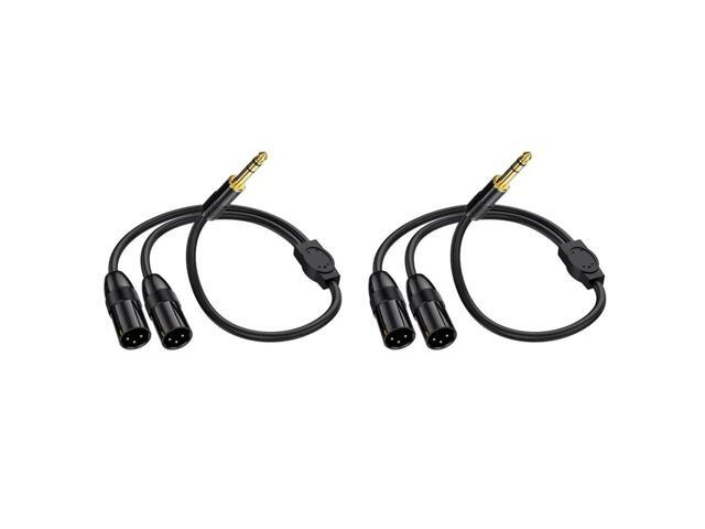 Click here for 2Pcs 6.35Mm TRS Male Plug To 2 Dual XLR Male Micro... prices