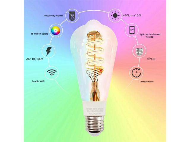 Click here for Tuya LED Bulbs RGB 16 Million Colors  Dimmable 270... prices