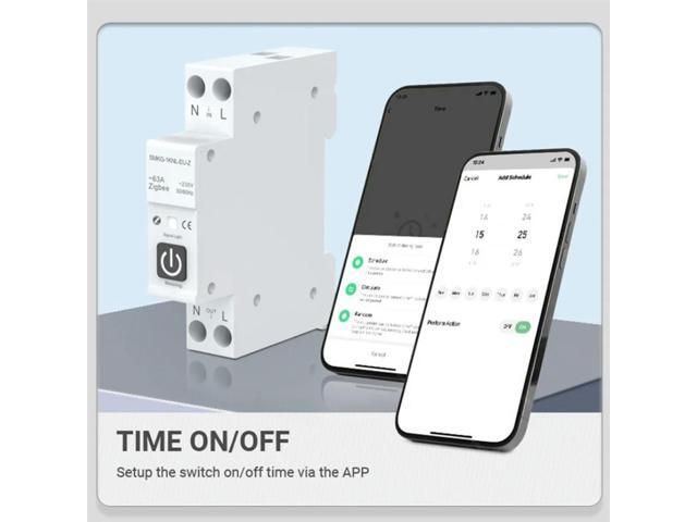 Click here for TUYA 63A 1P+N Zigbee Circuit Breaker With Metering... prices