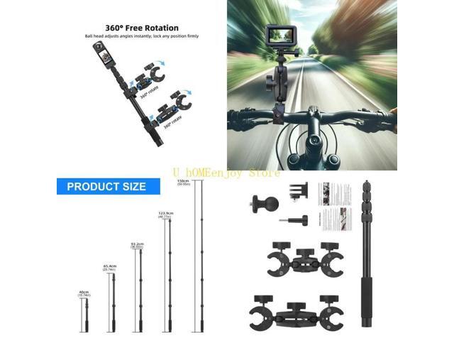 Click here for Motorcycle Handlebar Camera Clamp Slip Proof Pad 5... prices