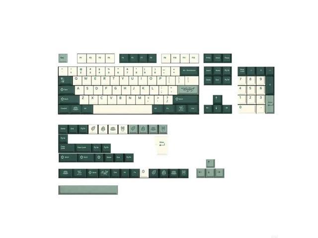 Click here for 144 Keys Botanical Keycap PBT Keycaps for 64/68/84... prices