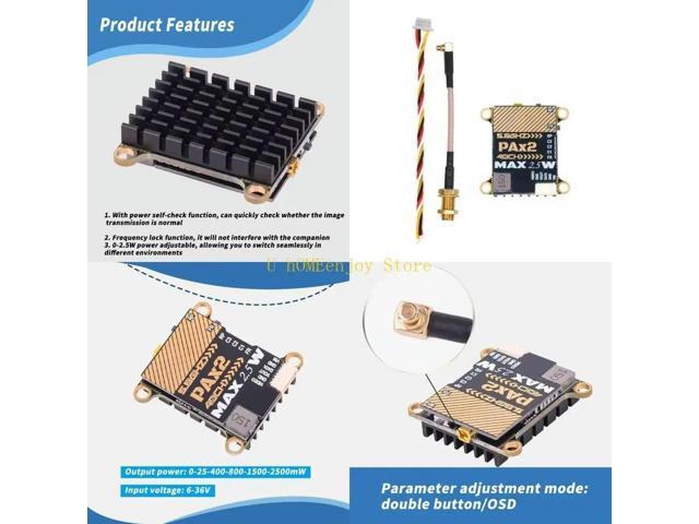Click here for High Power 5.8G 2.5W Video Transmitter 40CH 0-25-4... prices