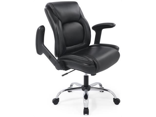 Click here for CHAIRMAN Ergonomic Heavy Duty Mid-Back Bonded Leat... prices