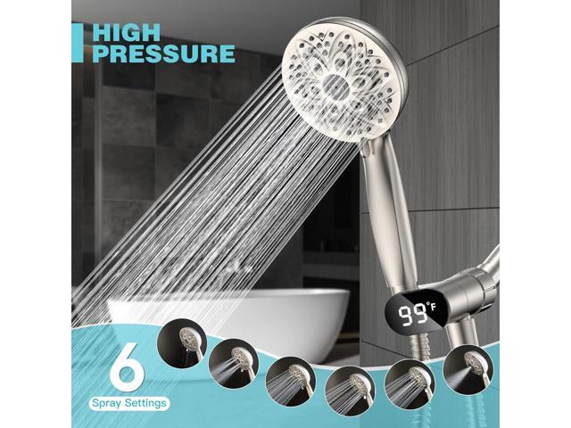 Click here for AOSJ-Handheld Showerheads with LED Display Tempera... prices