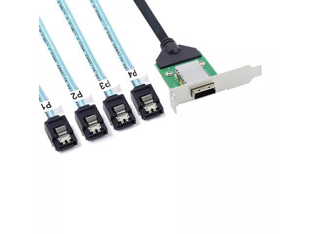 Click here for Vszerda Mini SAS SFF-8088 HD 26Pin Female to 4-Por... prices