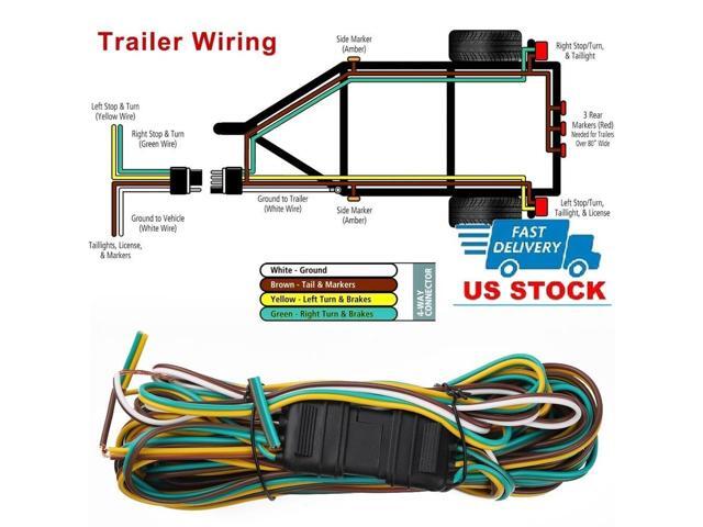 Click here for 25 4 Pin Flat Trailer Wiring Harness Kit Wishbone... prices