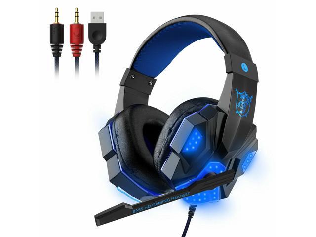 Click here for 3.5mm Gaming Headset Mic LED Headphones Stereo Bas... prices