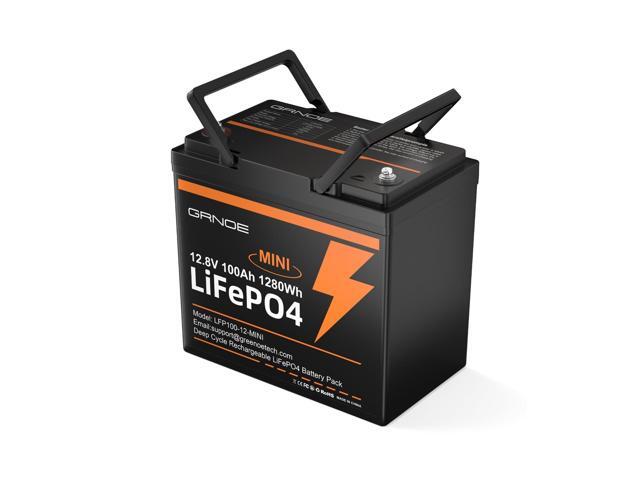 Click here for GreenOE 12V 100Ah Mini Size 1280Wh LiFePO4 Battery... prices