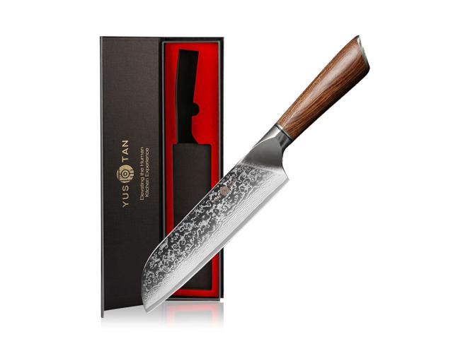 Click here for YUSOTAN Damascus Japanese Santoku Knife 7inch Dama... prices