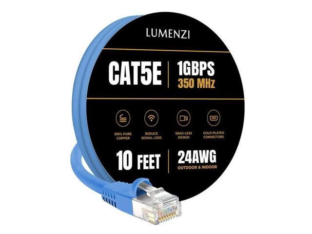Click here for Lumenzi Cat 5e Ethernet Cable 10 FT in Blue 1 Gbps... prices