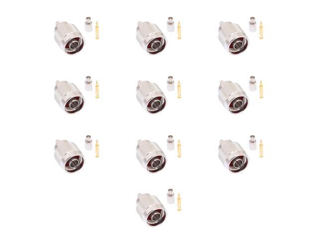 Click here for Lumenzi N Male Crimp Connector for RG174  RG188  R... prices