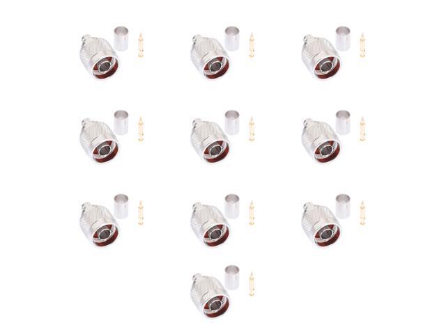 Click here for Lumenzi N Male Crimp Connector for RG6 Coaxial Cab... prices