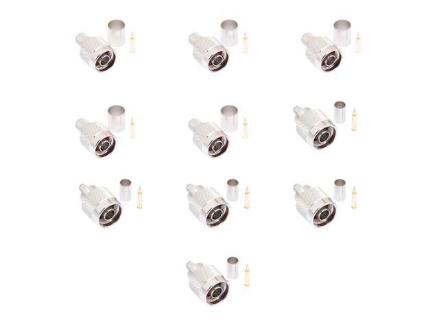 Click here for Lumenzi N Male Crimp Connector for RG214 & RG9B/U... prices