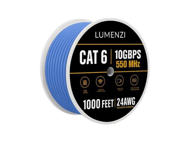 Click here for Lumenzi Cat 6 Ethernet Cable 1000 FT in Black 10 G... prices