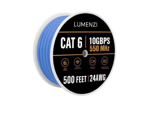Click here for Lumenzi Cat 6 Ethernet Cable 500 FT in Black 10 Gb... prices
