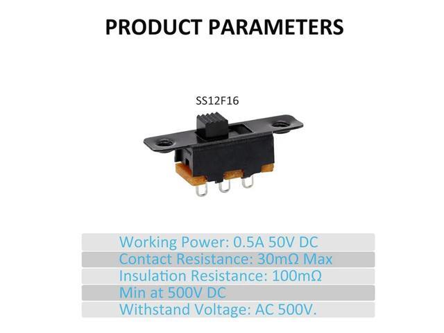 Click here for Slide Switch Panel Mount 3 Solder Lug Pin On/Off 2... prices