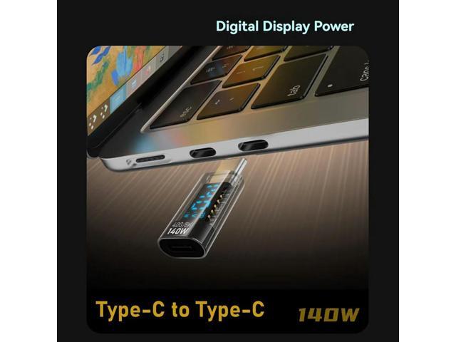 Click here for 3X USB C Adapter LED Wattage Display 140W 40Gbps U... prices