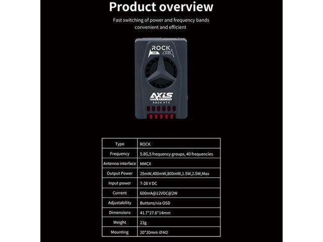 Click here for For Axis Flying 3W 5.8G VTX FPV Video Transmitter... prices