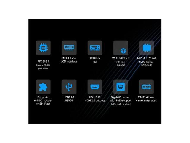 Click here for For Orange Pi 5 Pro 8GB RAM LPDDR5 Single Board Co... prices