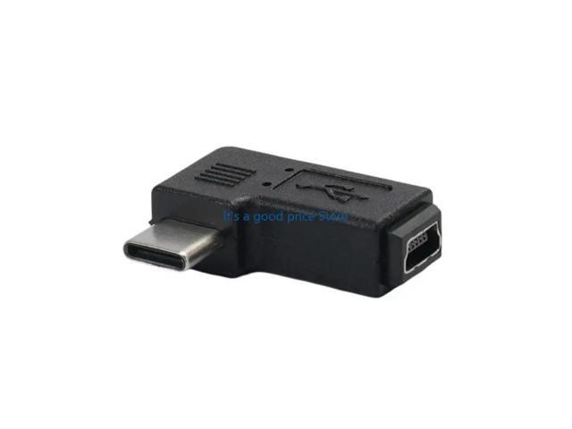 Click here for 90 Degree Type-C to Mini USB Adapter Connector for... prices