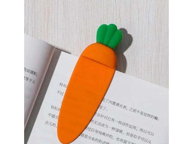 Click here for Decorative Bookmarks Carrot Page Markers Silicone... prices