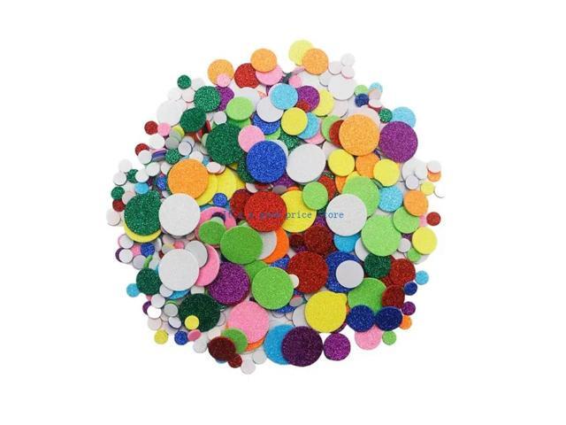 Click here for 160 Pcs Glittering Foam Sticker Colorful Round Sti... prices