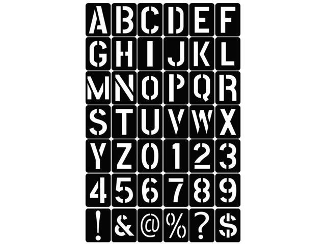 Click here for 42 Pieces Letter Number Stencil Set Plastic Alphab... prices