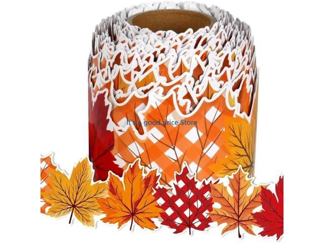 Click here for Bulletin Board Border 32.8ft Thanksgiving Leaf Bor... prices