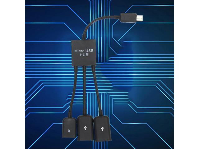 Click here for 3 in 1 Micro USB HUB Double USB 2.0 Host OTG Adapt... prices