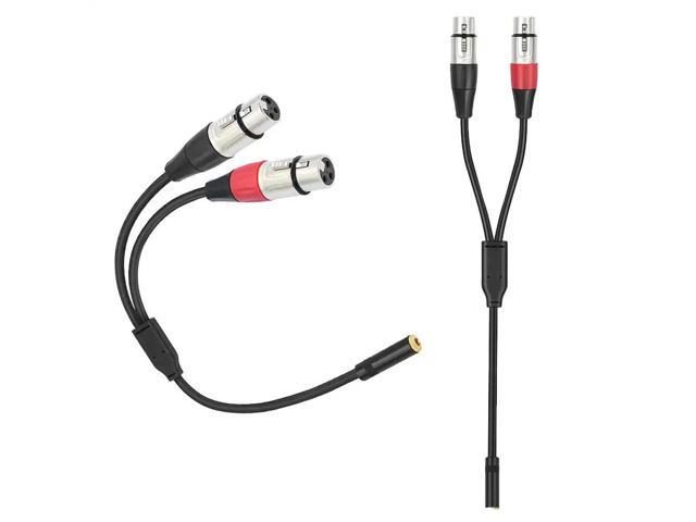 Click here for 3.5mm Dual XLR To 1/8 Female Adapter 0.3m 1/8 To X... prices