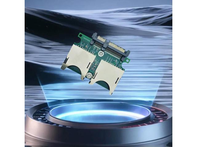 Click here for 2 Ports Dual SD Memory Card To SATA SDD Card Adapt... prices
