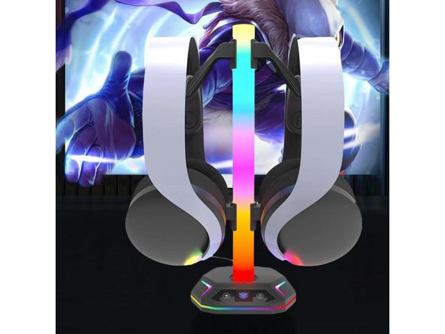 Click here for RGB Headset Stand 9 Light Modes for Desk Controlle... prices