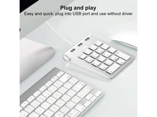 Click here for USB & Type C Wired Number Keypad with 3 USB2.0 Por... prices