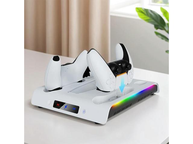 Click here for For PS 5 Slim/PS 5 Pro Stand Charging Station Dock... prices