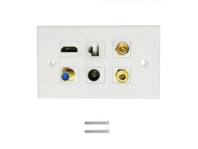 Click here for 6 Port Multimedia American panel wall plug wall pl... prices