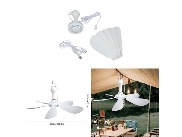 Click here for USB Ceiling Fan 5V Air Cooling Fan 6 Detachable Le... prices