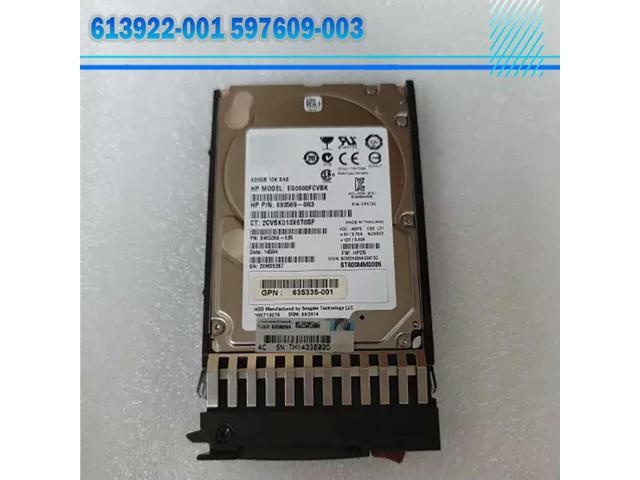 Click here for 613922-001 597609-003 For 600G 10K SAS 2.5EVA Serv... prices