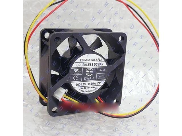 Click here for 1 pcs 0.60A 3 wire cooling fan EFC-06E12D-AF02 DC1... prices