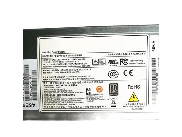 Click here for For Server Power Supply for FSP FSP800-20ERM-H PS-... prices