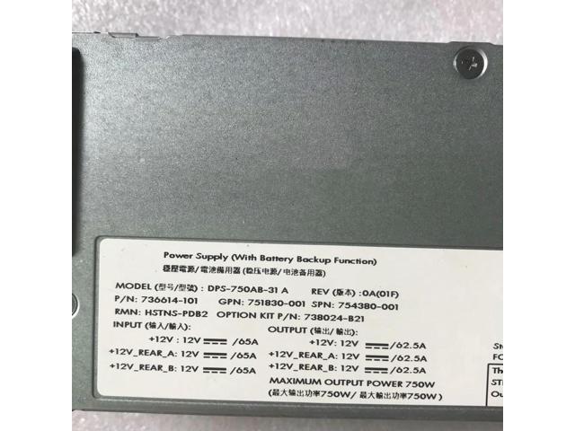 Click here for Server Power Supply for G9 DPS-750AB-31A 736614-10... prices