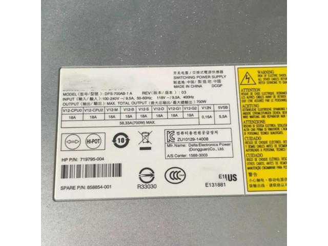 Click here for 700W Workstation Power Supply Z440 719795-005 8588... prices