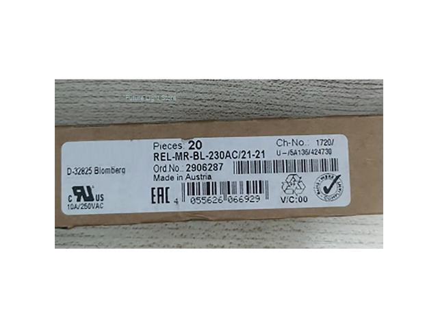 Click here for 20 PCS 2906287 REL-MR-BL-230AC/21-21 Single Relay... prices