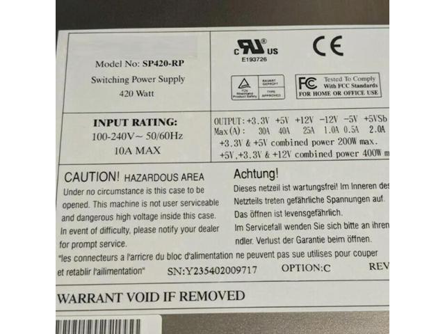 Click here for SP420-RP 420W For For ABLECOM Workstation Industri... prices