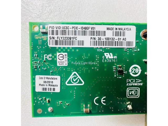 Click here for For Dual Port 40G 10G Fiber Optic Net-work Card UC... prices