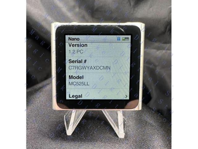 Click here for for iPod Nano 6th Gen 8GB Silver MC525LL prices